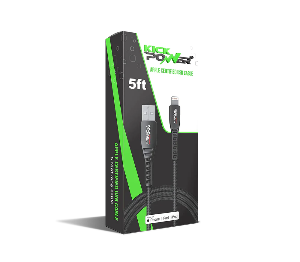 KickPower 5ft Cables – T&M Investing Company LLC